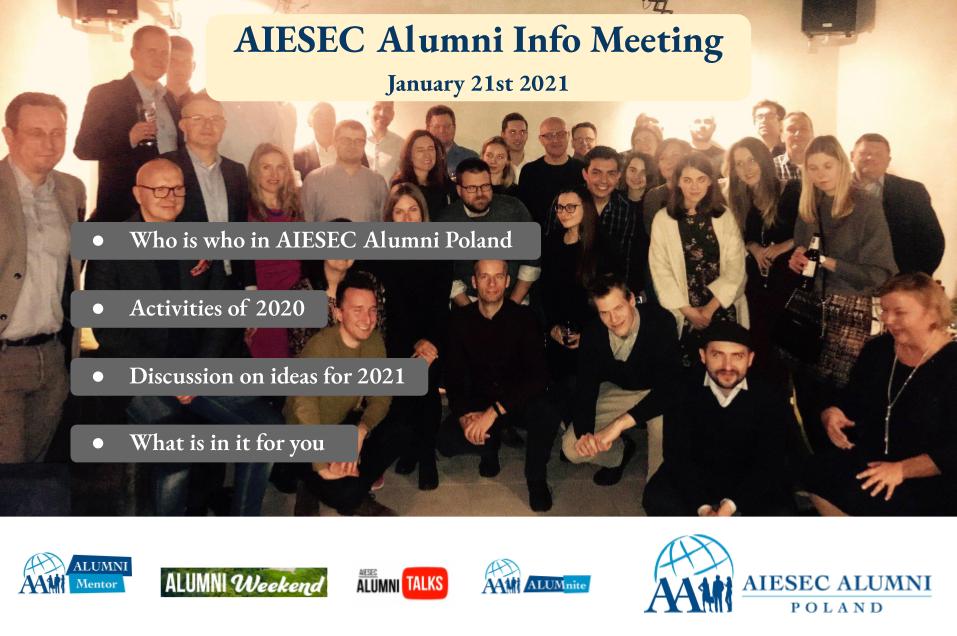 AIESEC Alumni Poland Info Meeting January 2021 - AIESEC Alumni Poland